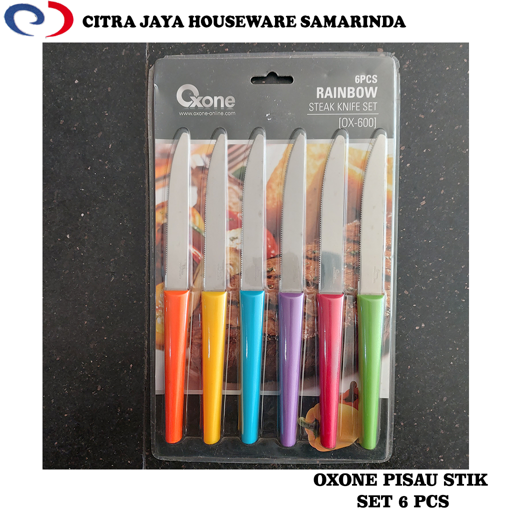 Jual Pisau Steak Oxone Ox-600 1 Pack (6 Pcs) | Shopee Indonesia