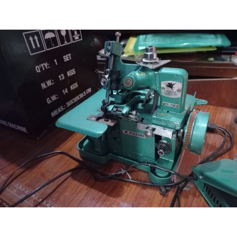 Jual Mesin jahit obras 3 benang pegasus DC-1SD | Shopee Indonesia