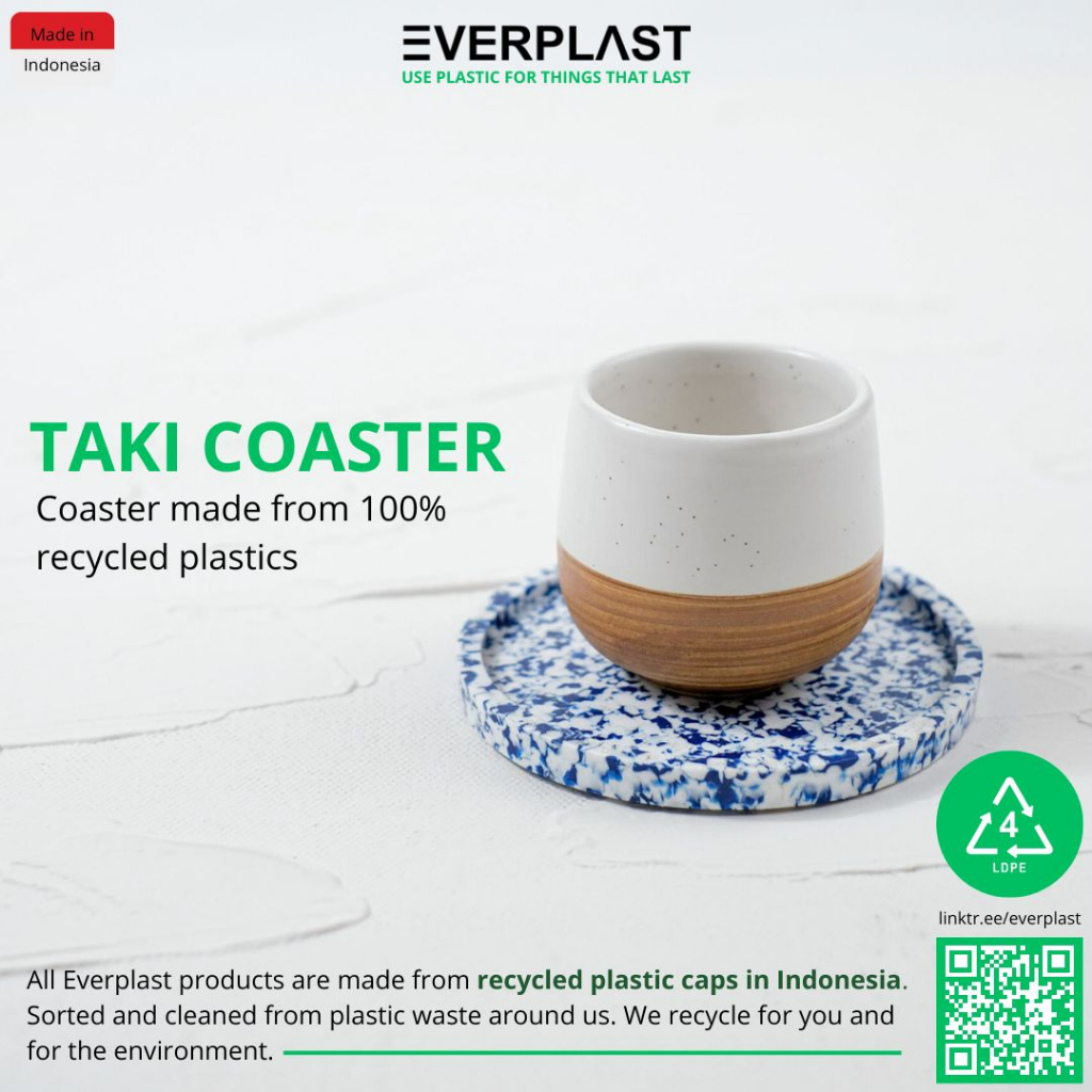 Jual Coaster Daur Ulang Everplast Tatakan Gelas Ramah Lingkungan ...