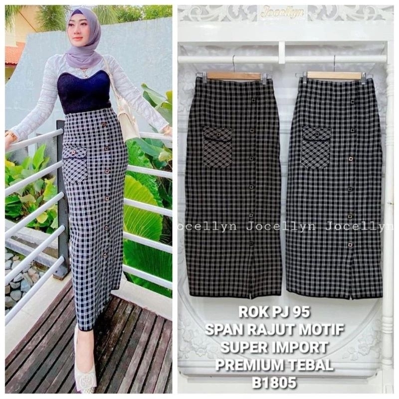 Jual ROK SCUBA SPAN PREMIUM BELAH DEPAN/ROK SCUBA SPAN KARET/ROK SPAN ...