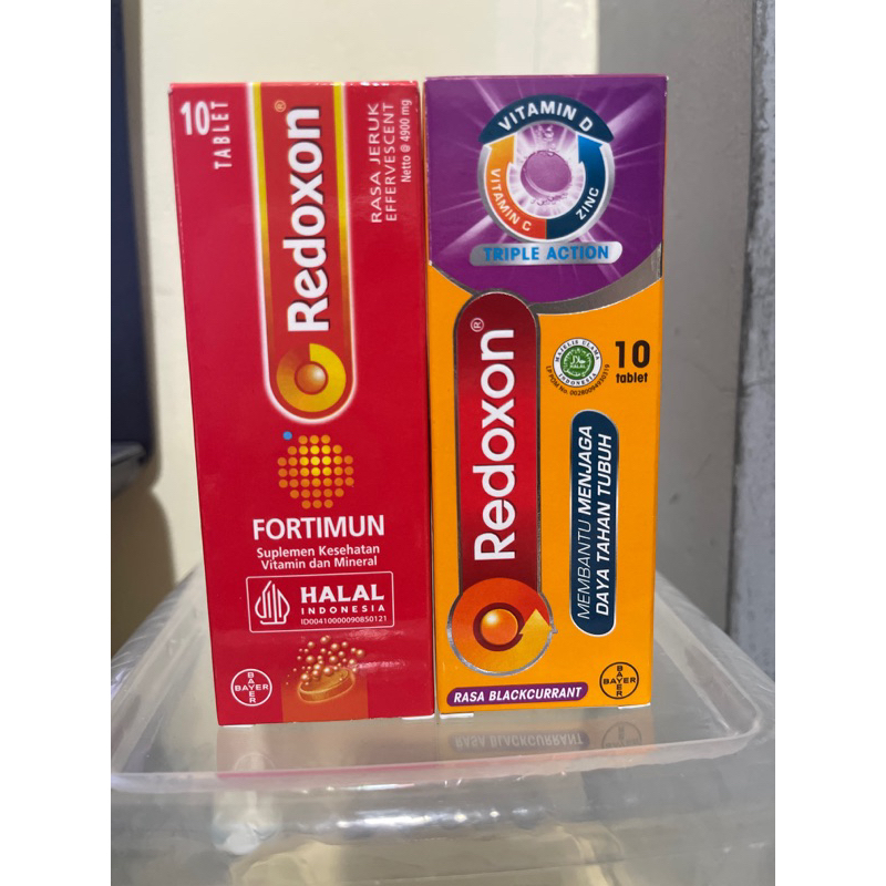 Jual Redoxon Fortimun Tube 10 Tablet Effervescent / Redoxon Blackcurent ...