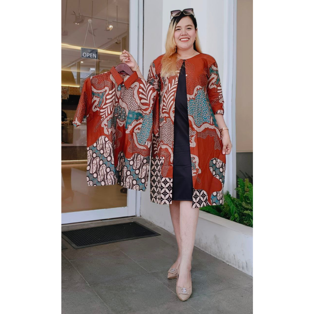 Jual COUPLE DRESS Buka Tutup PREMIUM LAPIS VELVET YENI BAGARIANG - BAHAN TEBAL JAHITAN BUTIK ...