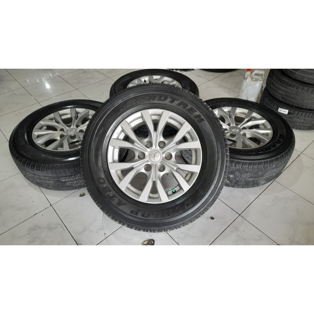Jual VELG MOBIL ORIGINAL STANDAR PAJERO RING17 6X139,7 SILVER BAN 265 60 DLP | Shopee Indonesia