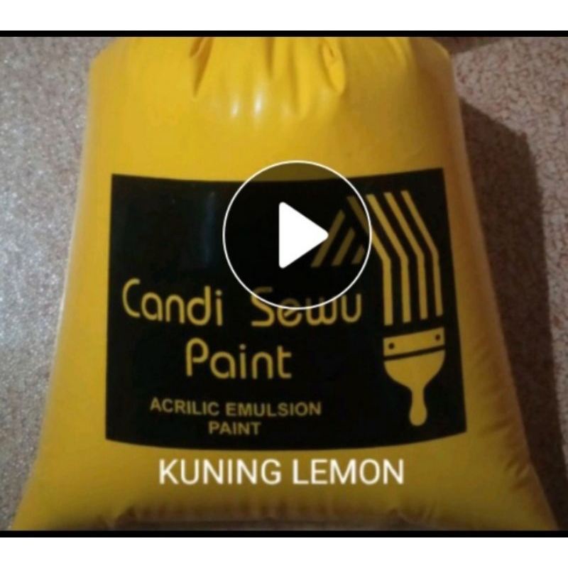 Jual CAT TEMBOK 1 KG WARNA KUNING LEMON// KWALITAS SUPER | Shopee Indonesia