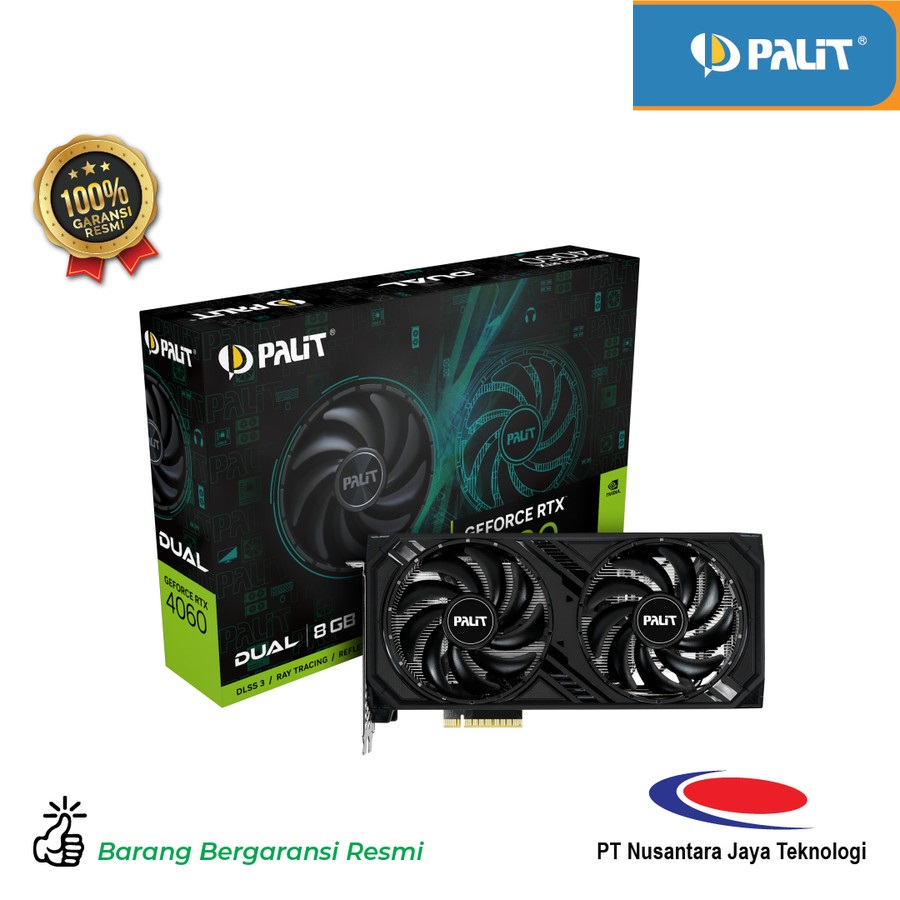Jual Palit VGA Nvidia GeForce RTX 4060 Dual 8GB 128bit GDDR6 VGA Nvidia ...