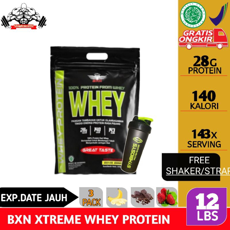 Jual BXN - WHEY PROTEIN 12 LBS BXN WHEY BPOM RI HALAL WHEY 12 LB | Shopee Indonesia
