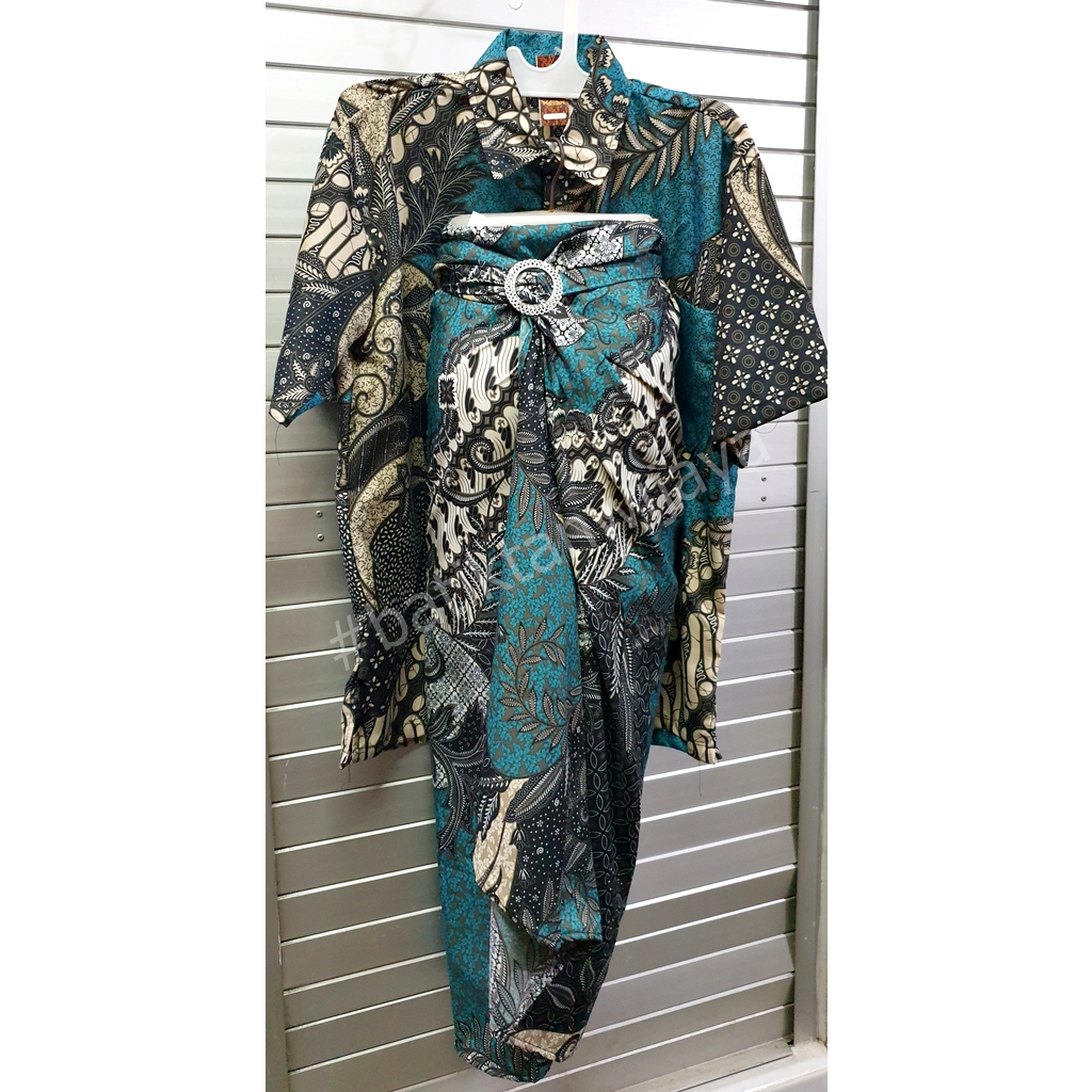 Jual Couple Batik Rok Lilit Bahan Polymicro Warna Tosca Bisa Untuk ...