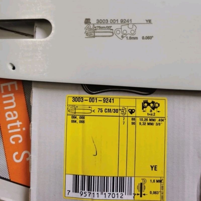 Jual chainsaw censow senso STIHL MS 382 ASLI dengan bar 25 inch rantai 42 mata STIHL ASLI ...