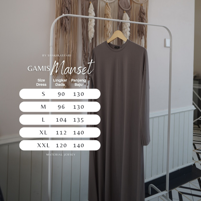 Jual Gamis manset | Shopee Indonesia