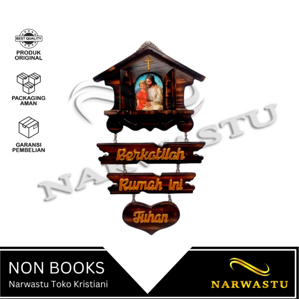 Jual Hiasan Dinding Rohani Gambar Dan Tulisan - Berkatilah Rumah Ini ...