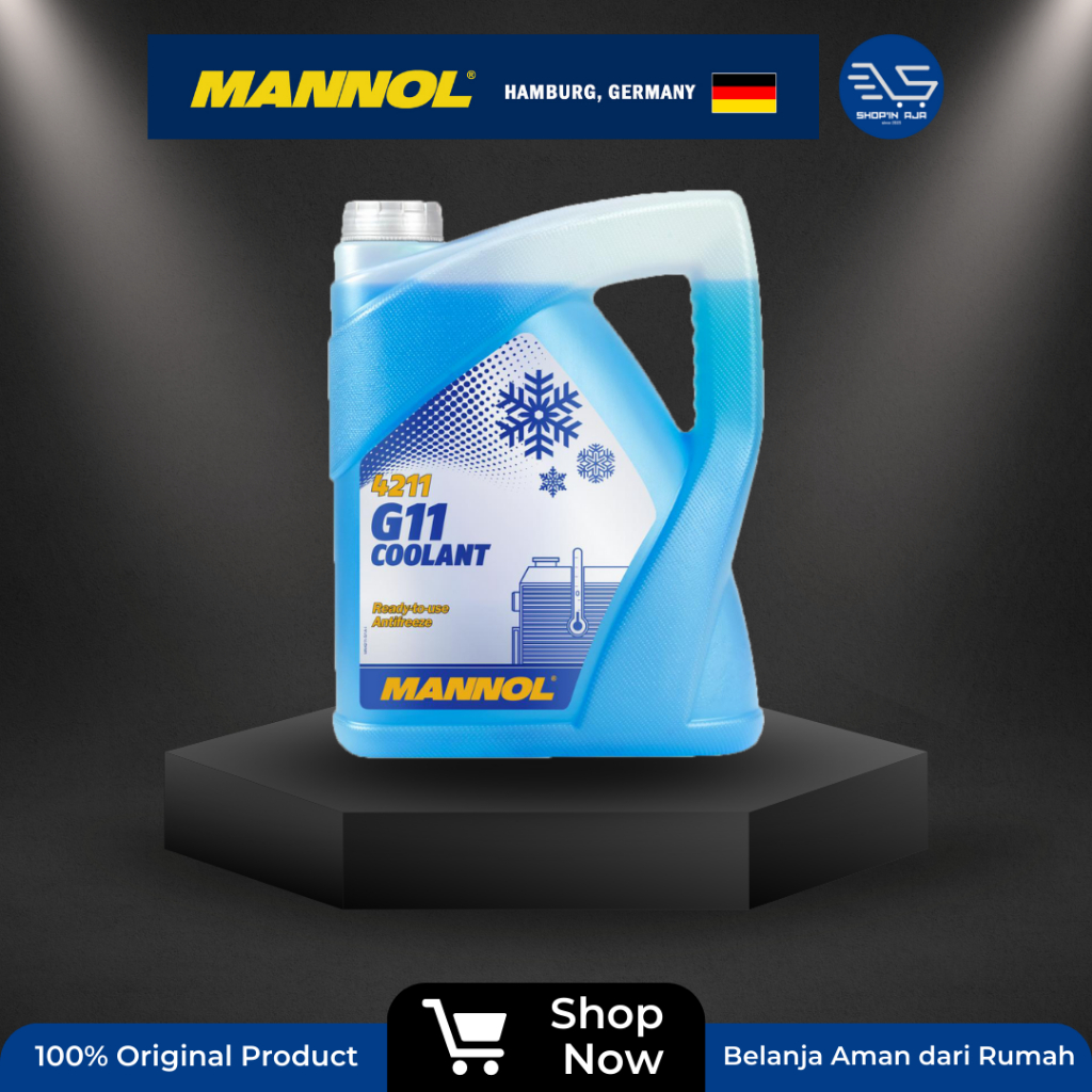 Jual MANNOL Coolant G11 4211 - IAT (INORGANIC) | Shopee Indonesia