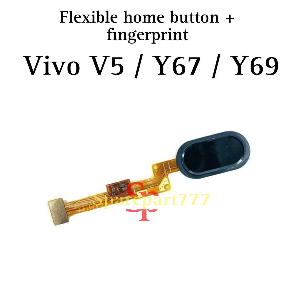 Jual Original Tombol Home & Fingerprint Vivo V5 / Y67 / Y69 / 1601 / Y67L / 1714 - Flexible ...