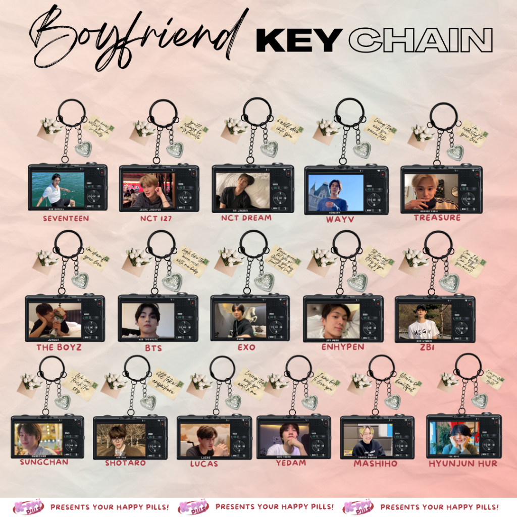 Jual READY STOCK Boyfriend Keychain by @kppypills (SVT NCT127 NCT DREAM WAYV TREASURE THE BOYZ ...