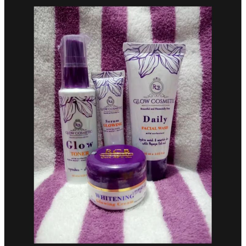 Jual PAKET KOMPLIT RCB GLOW COSMETIC , SKINCARE BPOM ( SABUN TONER ...