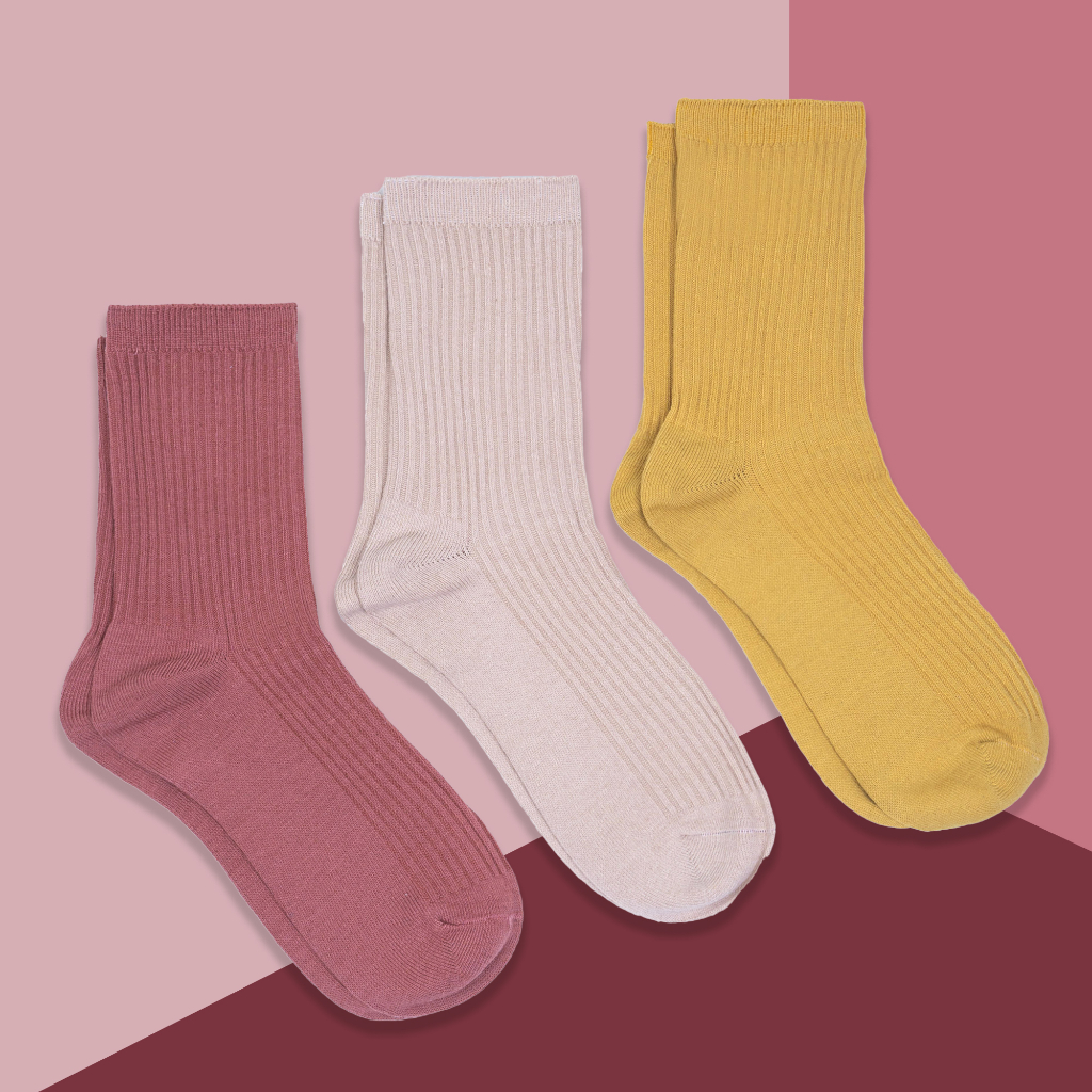 Jual Kaos Kaki Polos Kasual Solid Color Kaus Kaki Simpe Terbaru KK-028 ...