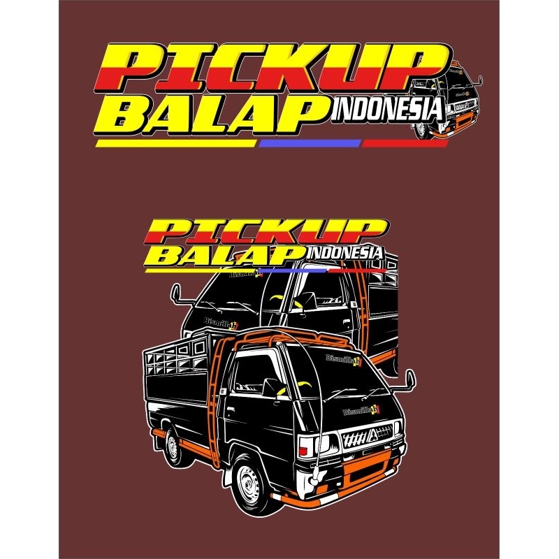 Jual kaos PICKUP BALAP INDO original style | Shopee Indonesia