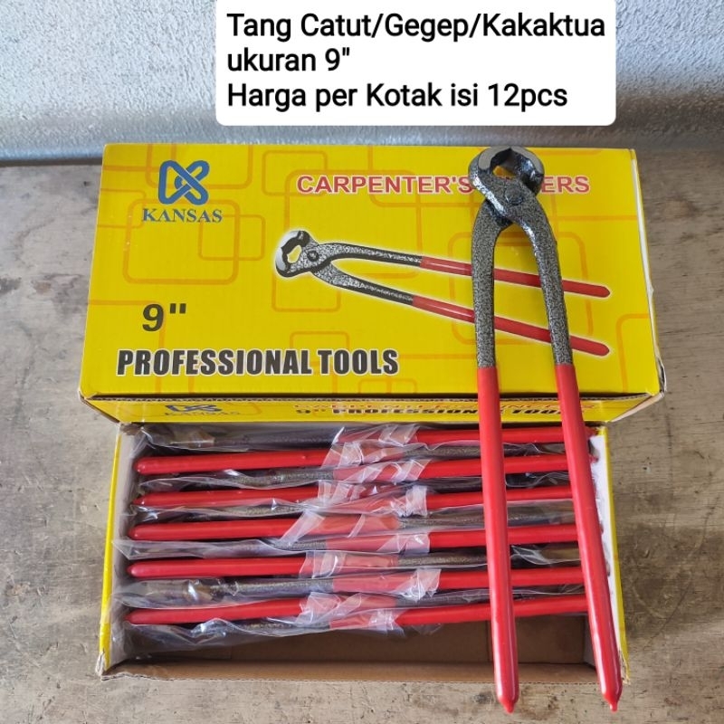 Jual PER LUSIN Tang Catut Gegep Potong Kawat Kakatua kakak tua 9" 9 ...