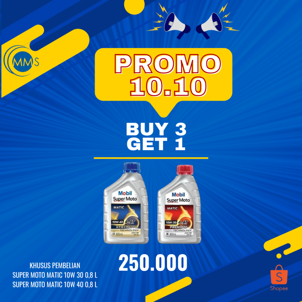 Jual Mobil Super Moto Matic 10W-40 800ml & 10W-30 800ml | Shopee Indonesia