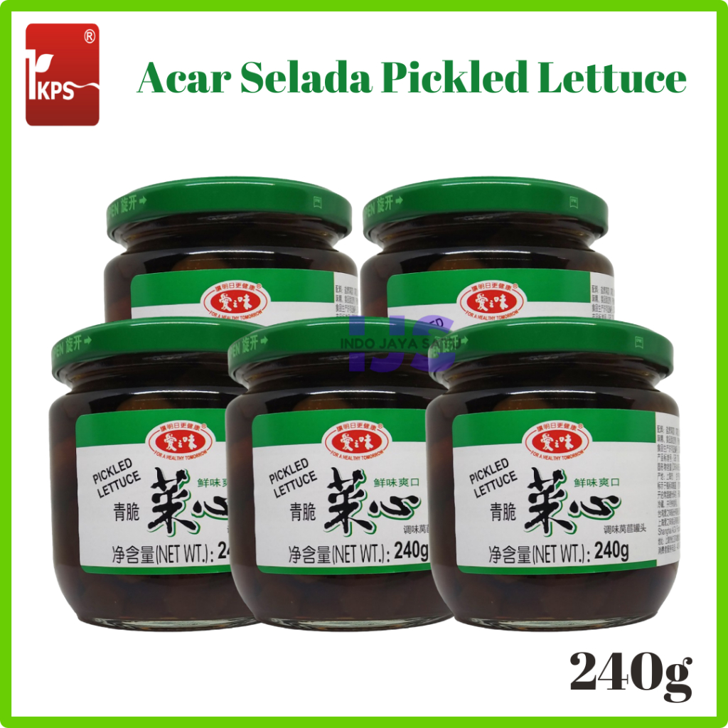 Jual Acar Selada Pickled Lettuce 240gr Cai Sim Acar Asinan Sayur AGV ...
