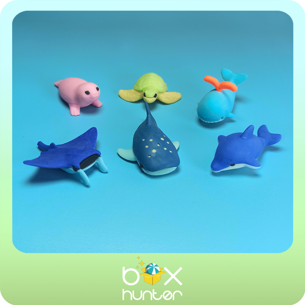 Jual OCEAN ANIMAL ERASER 6S | PENGHAPUS MOTIF BINATANG LAUT ISI 6 ...