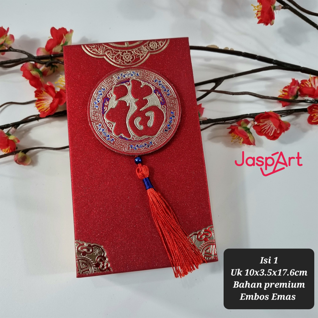 Jual Angpao Kotak FU Angpao Kotak Imlek Angpao Kotak Box Shuang Xi ...