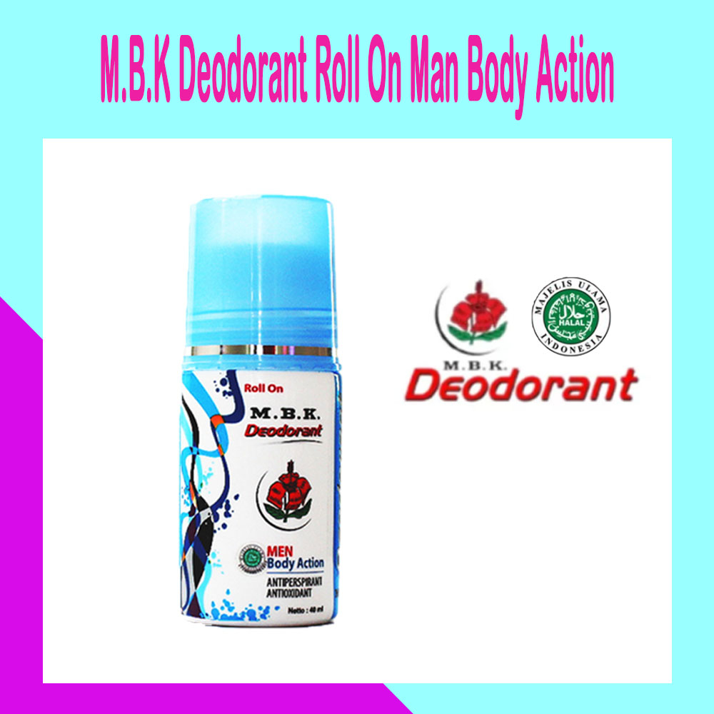 Jual MBK Deodorant Roll On Women/Man 40ml | Shopee Indonesia