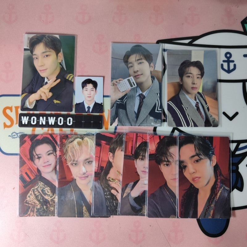 Jual (TAKE ALL ONLY) Wonwoo Wonu Pilot set, kalkulator seragam fml ...
