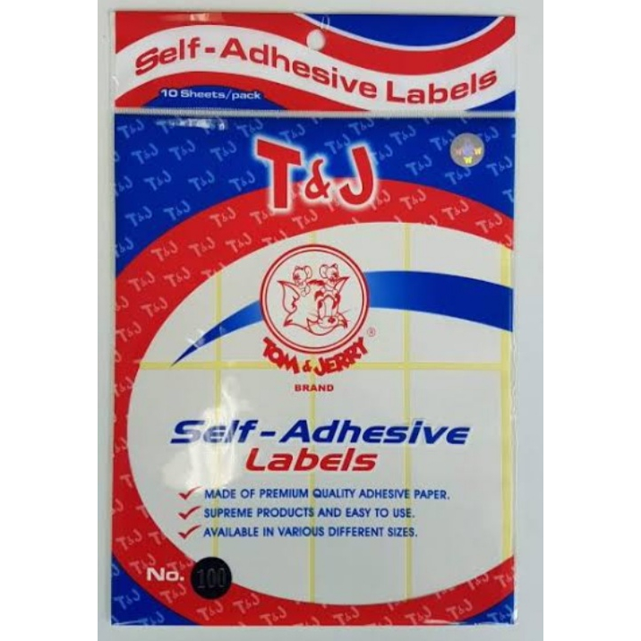 Jual Label TJ No 100 / Label Tom and Jerry No 100 | Shopee Indonesia