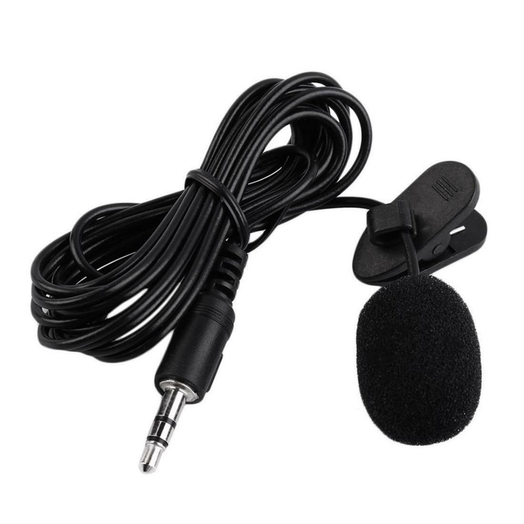 Jual MIC 3.5mm microphone with clip mic on for smartphone android mic ...