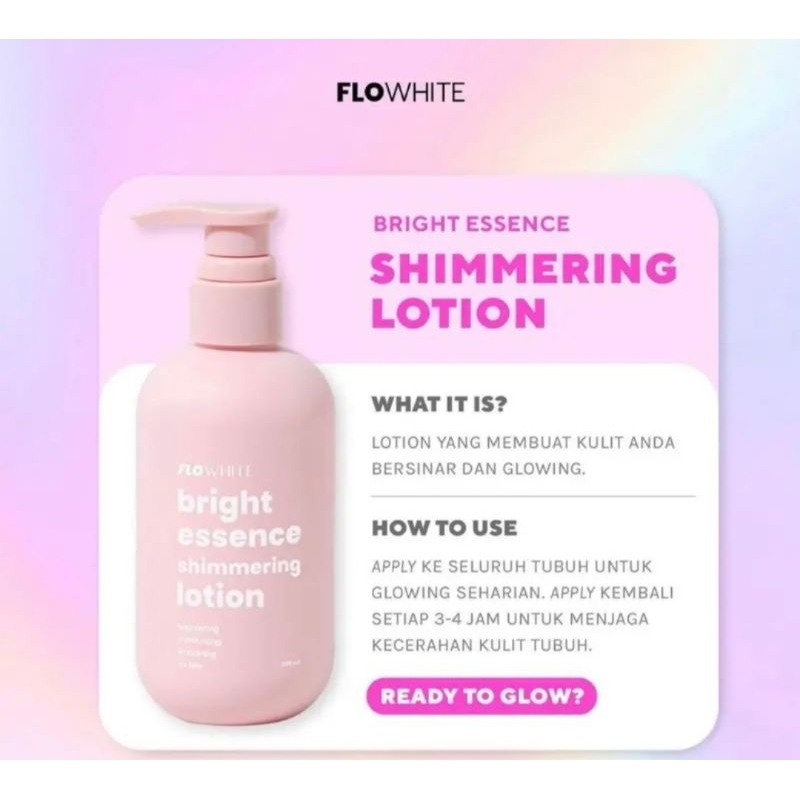 Jual SALE !! original handbody Flo White Bright Essence | Shopee Indonesia