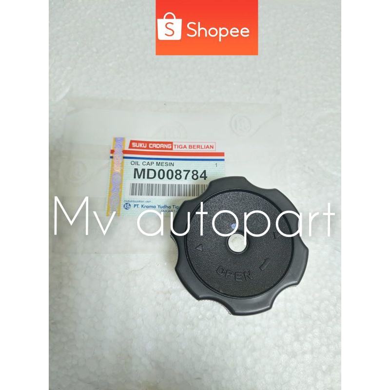 Jual Oil cap tutup oli cap mesin Mitsubishi Grandis / Lancer Original ...