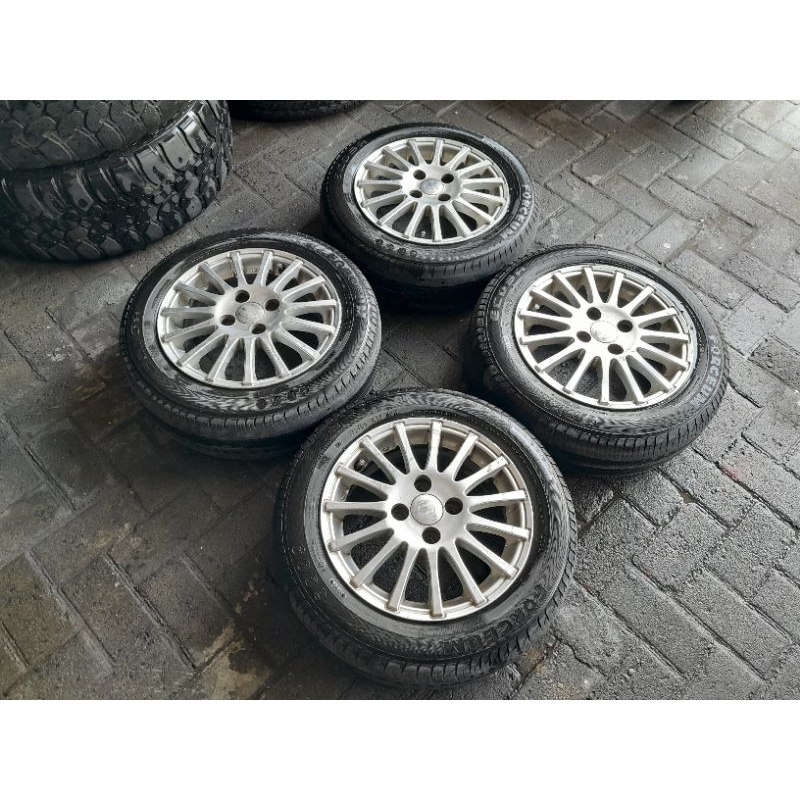 Jual velg ban mobil bekas oem karimun ring 14 ban tubles 175 65 r14 ...