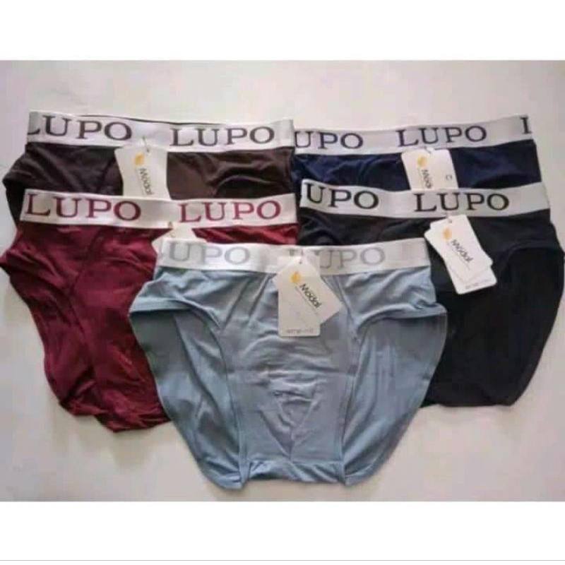 Jual 3pcs|6 pcs|12 pcs SEMPAK LUPO 7711 model s3 KATUN POLOS | Shopee ...