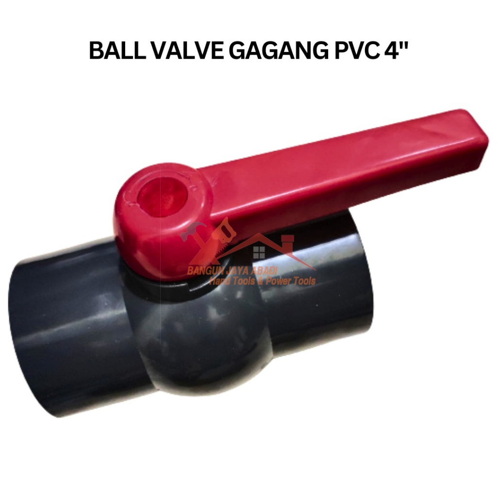 Jual GLX Ballvalve Ball Valve Stop Kran KERAN 4" Inch PVC Polos plastik ...