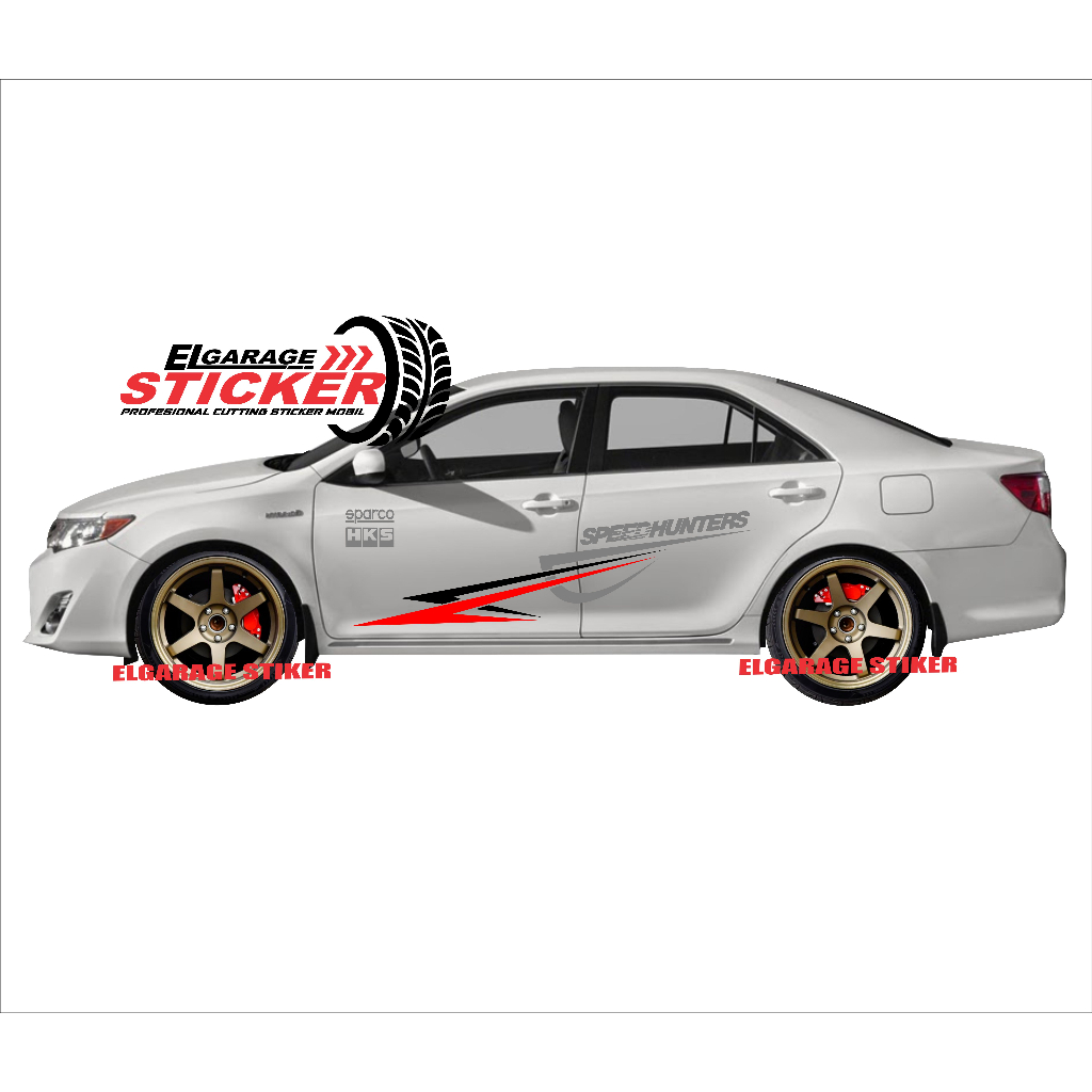 Jual stiker mobil sedan vios speedhunters stiker list body samping ...