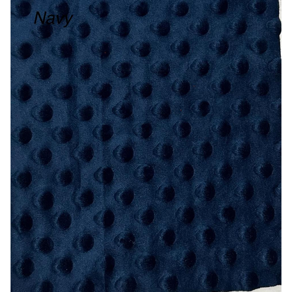 Jual Kain Minky Dot Premium Halus dan Lembut ukuran 50 x 150-155 cm ...