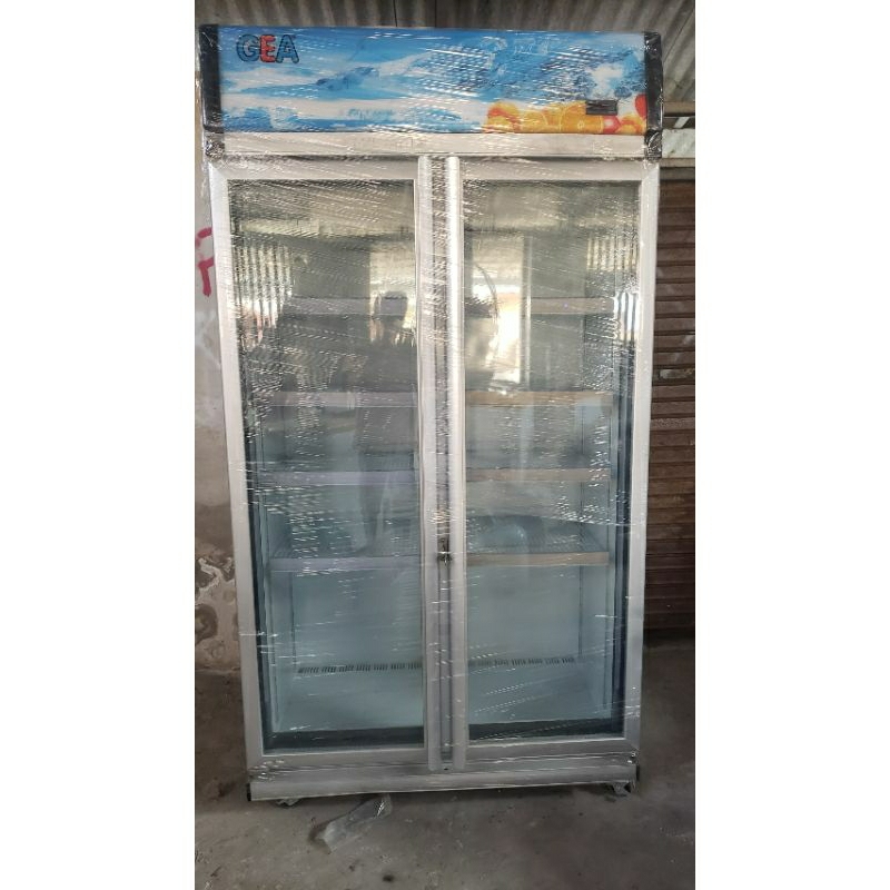 Jual kulkas showcase 2 pintu GEA 1050liter bekas(second) | Shopee Indonesia