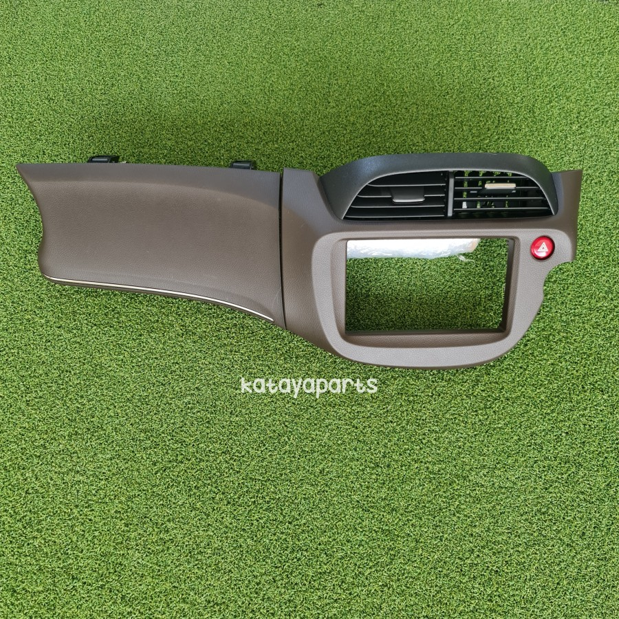 Jual Frame Head Unit Cover Laci Atas set Honda Fit Jazz GE8 Kulit Jeruk ...