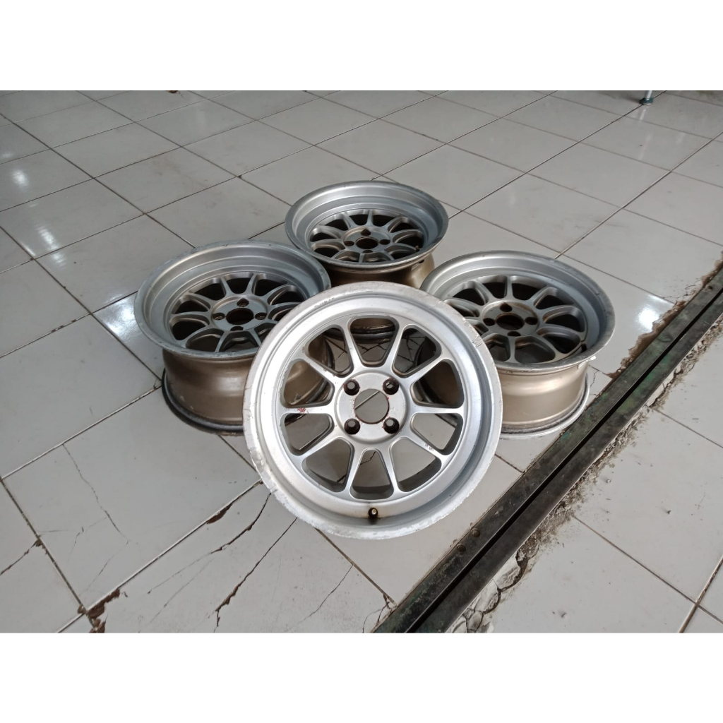 Jual pelek racing celong rays f1 ring 16 pcd 4x100 bisa untuk swift gt, ignis, vios, city ...