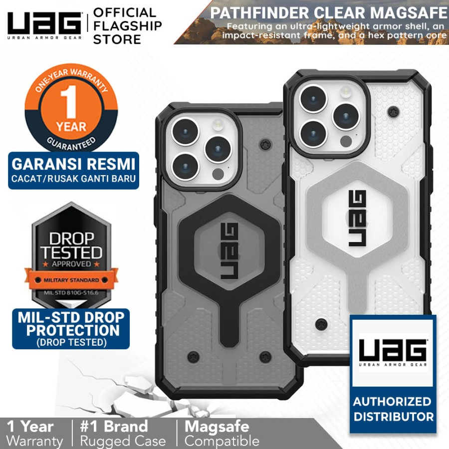 Jual UAG Pathfinder Case iPhone 17 pro Max / 16 Pro Max / 15 Pro Max / Pro - Magsafe Clear ...