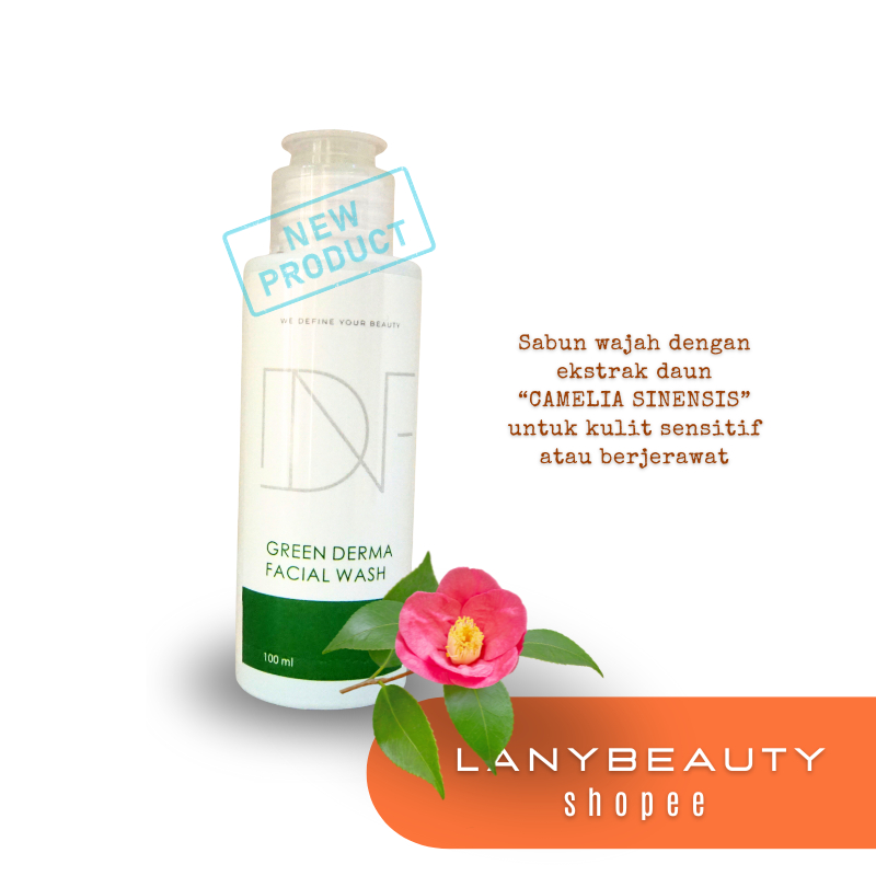 Jual DNF Green Derma Facial Wash Sabun Wajah Untuk Kulit Wajah Sensitif ...