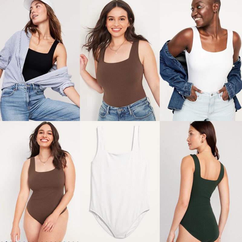 Jual ODN Square Neck Bodysuit | Shopee Indonesia