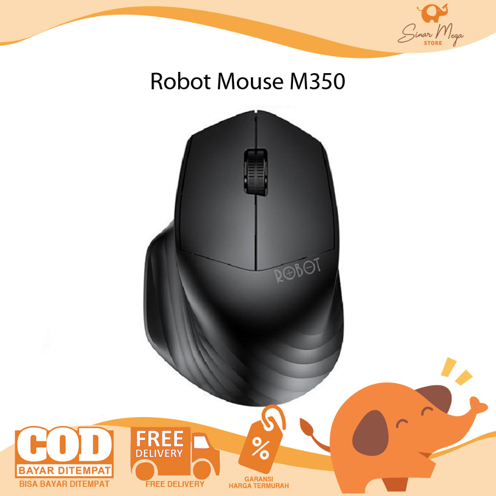 Jual ROBOT Mouse M350 Bluetooth 2.4G Mouse Wireless | Shopee Indonesia