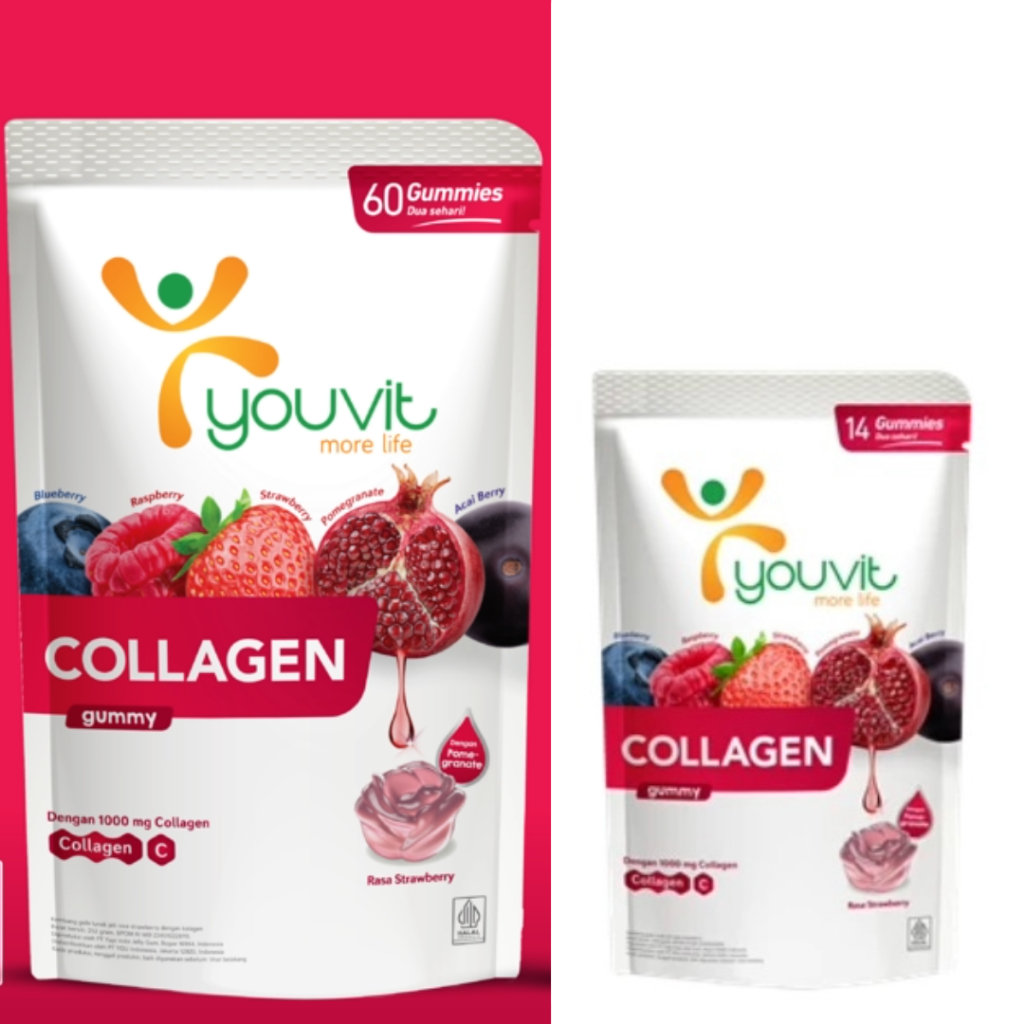 Jual YOUVIT x ERHA Collagen 14 60 gummies 7 hari 30 hari | Shopee Indonesia
