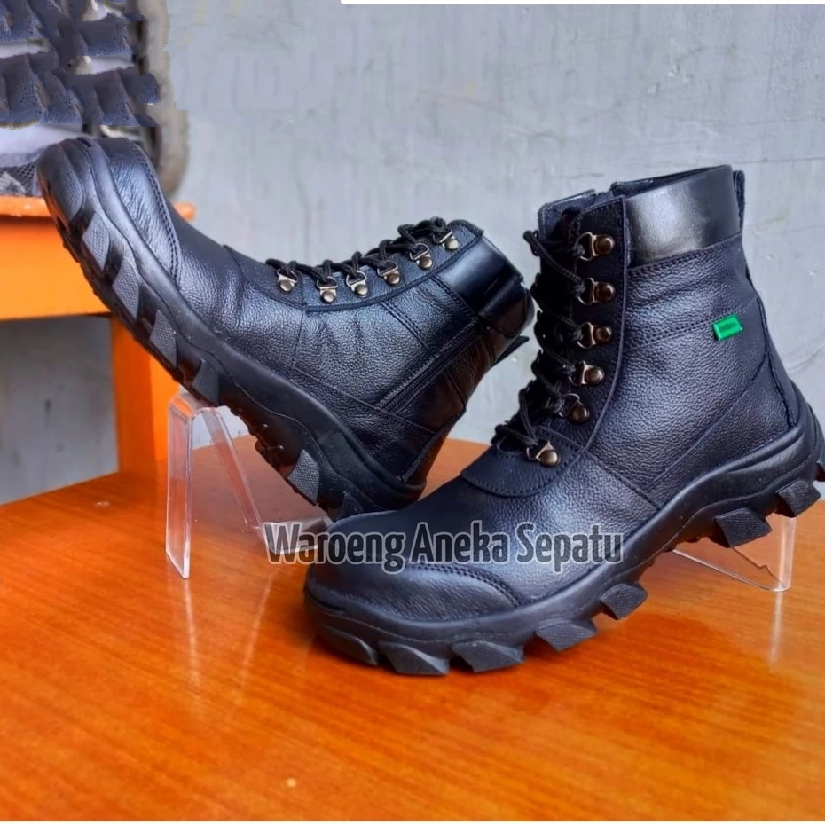 Jual Sepatu PDL PDH Delta Safety Boots Ujung Besi Tni Polri Tentara ...