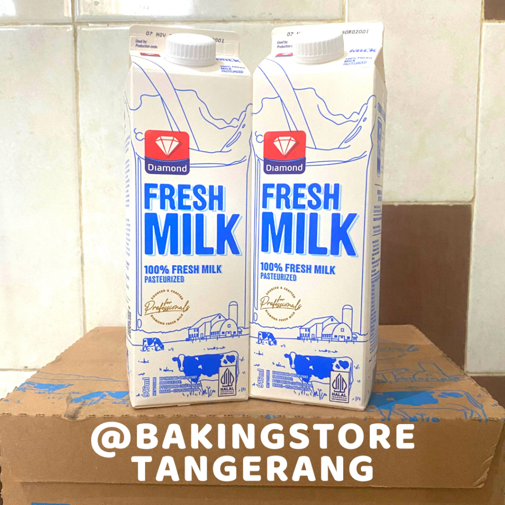 Jual Susu Segar Fresh Milk Diamond Profesional 946 ml | Shopee Indonesia