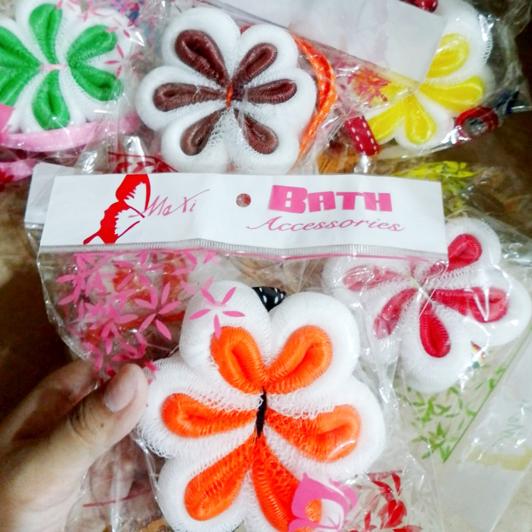 Jual SPONS MANDI BUNGA / SPONGE SHOWER PUFF / SPON GOSOK BADAN | Shopee ...