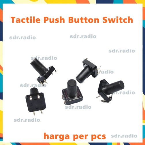 Jual Tactile Push Button Switch ukuran 12x12x14 | Shopee Indonesia
