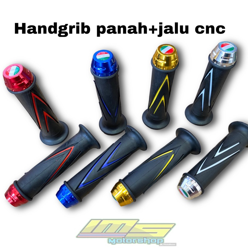Jual Handgrib handfat Sarung Gas Model Panah Set Jalu Stang Cnc Karet ...