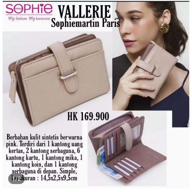 Jual Dompet VALLERIE by Sophie Martin Paris | Shopee Indonesia